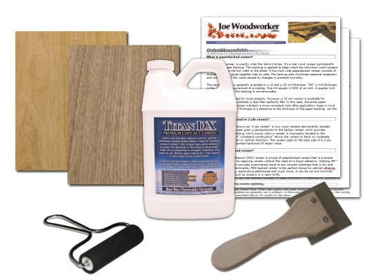 Paperbacked Veneer Starter Kit